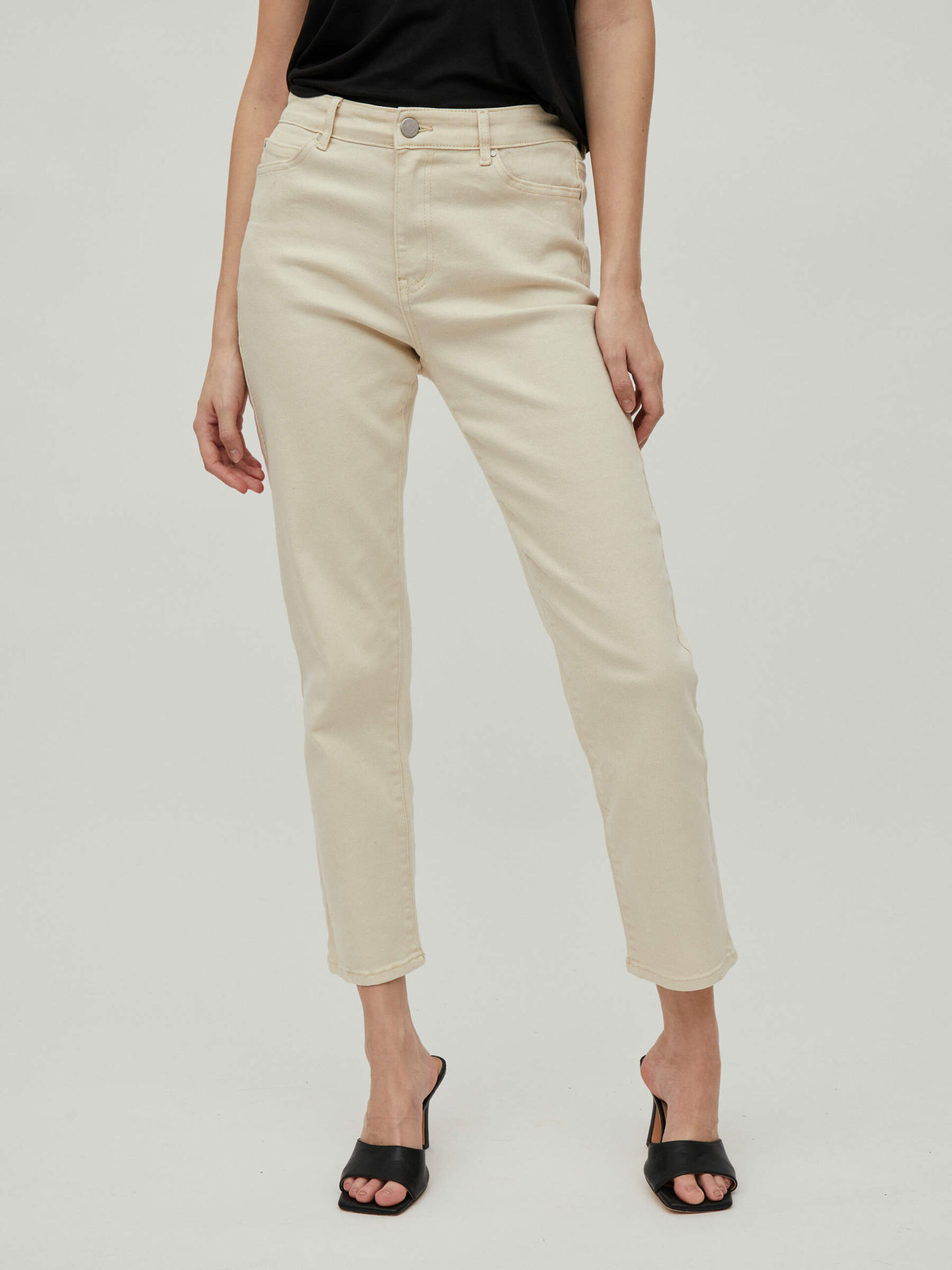 CROPPED STRAIGHT FIT JEANS | Vila® Official Online Shop