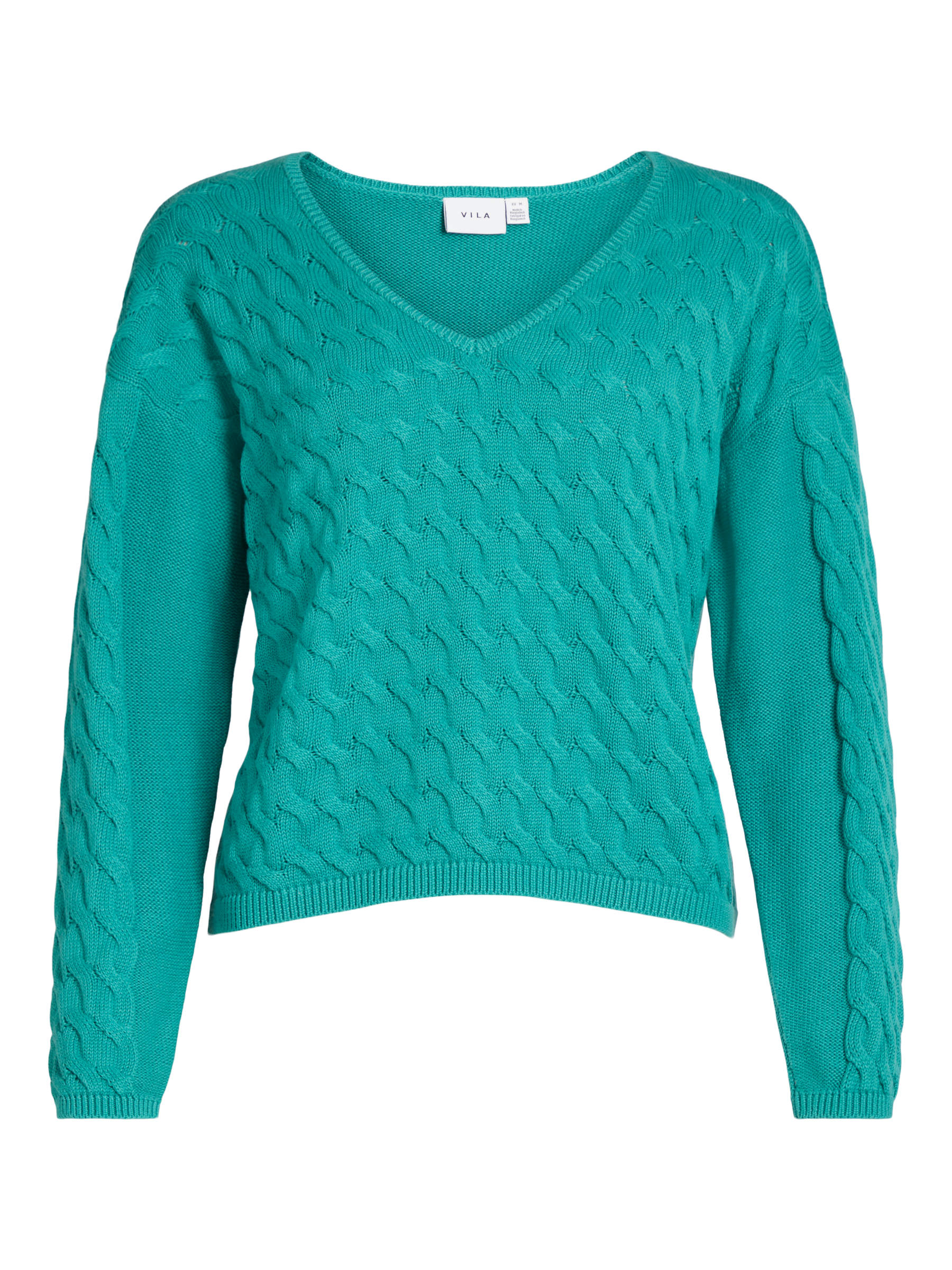 CABLE KNITTED TOP | Vila® Official Online Shop