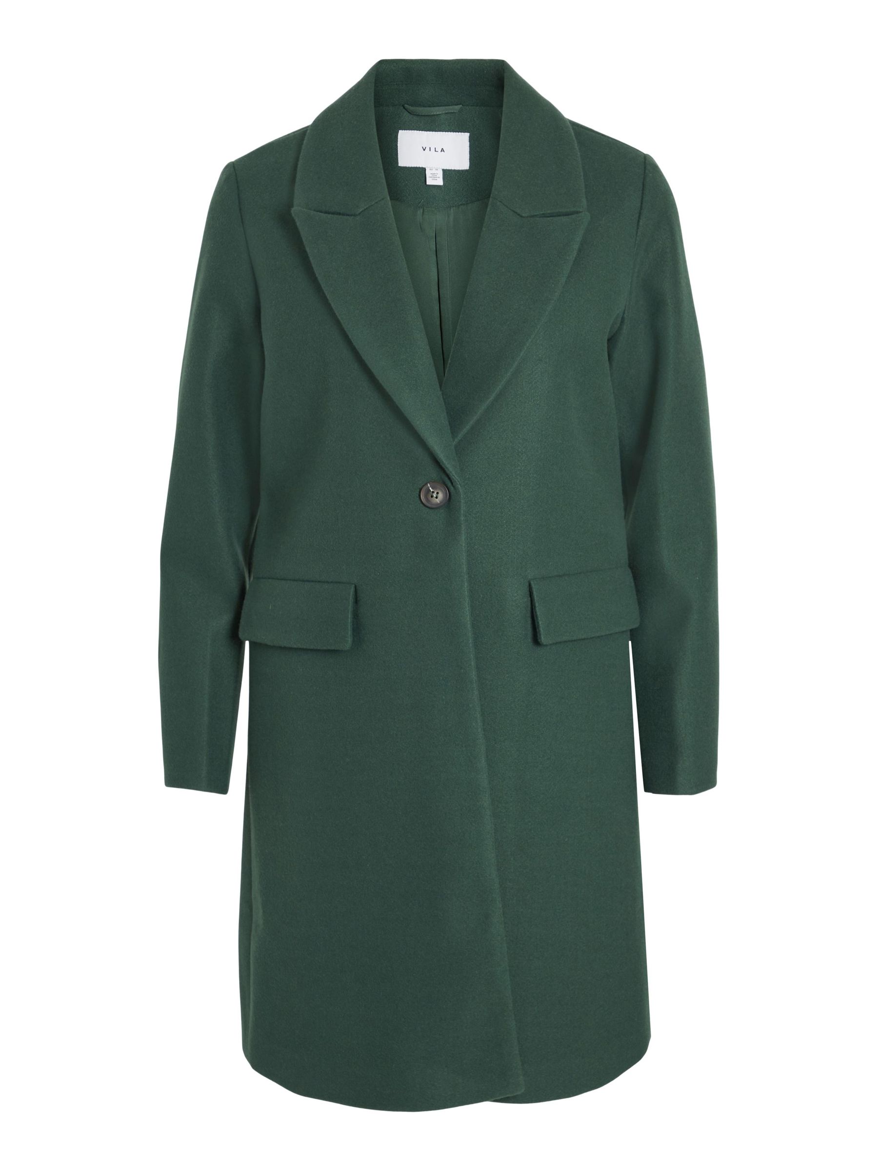 STRAIGHT BUTTON COAT | Vila® Official Online Shop