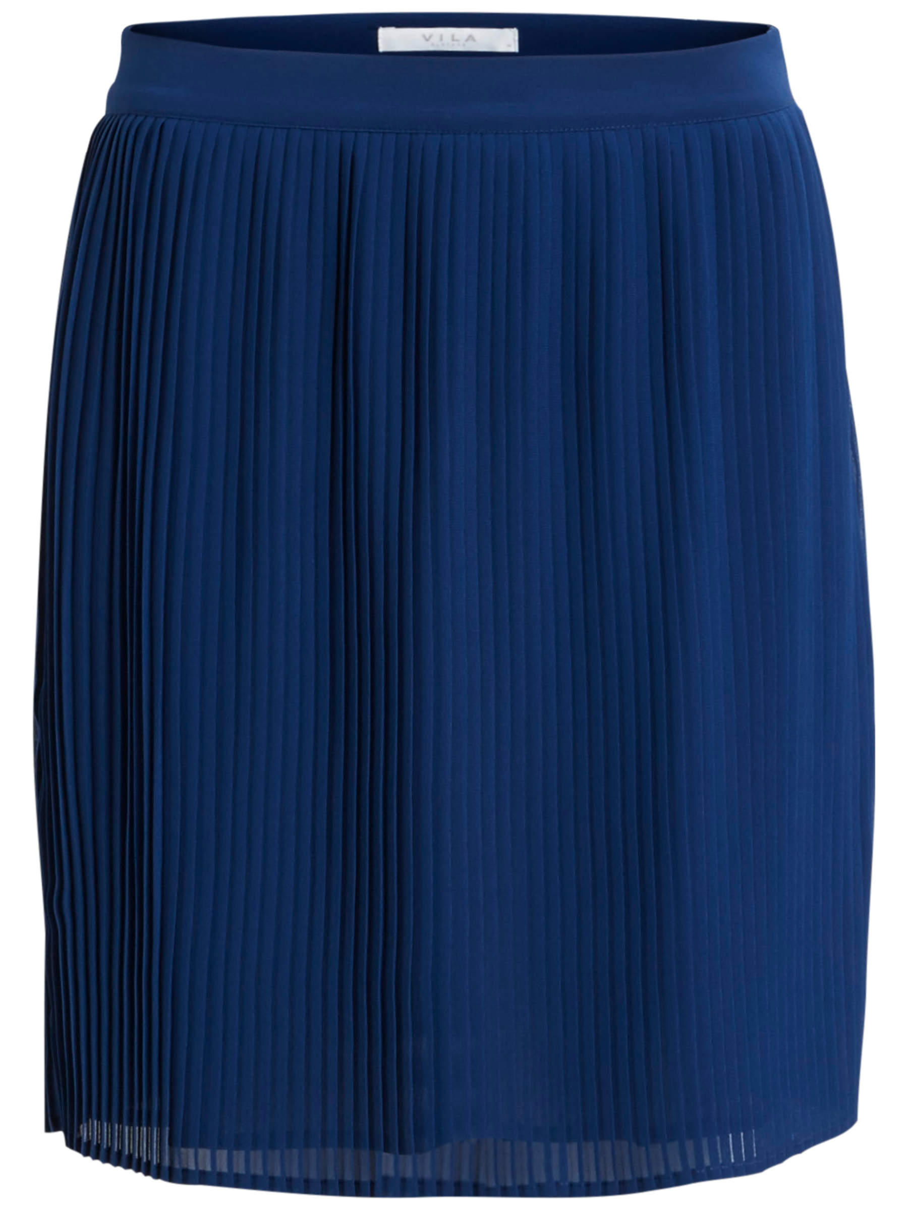 PLISSERAD KJOL (Blue) | Vila® Official Online Shop