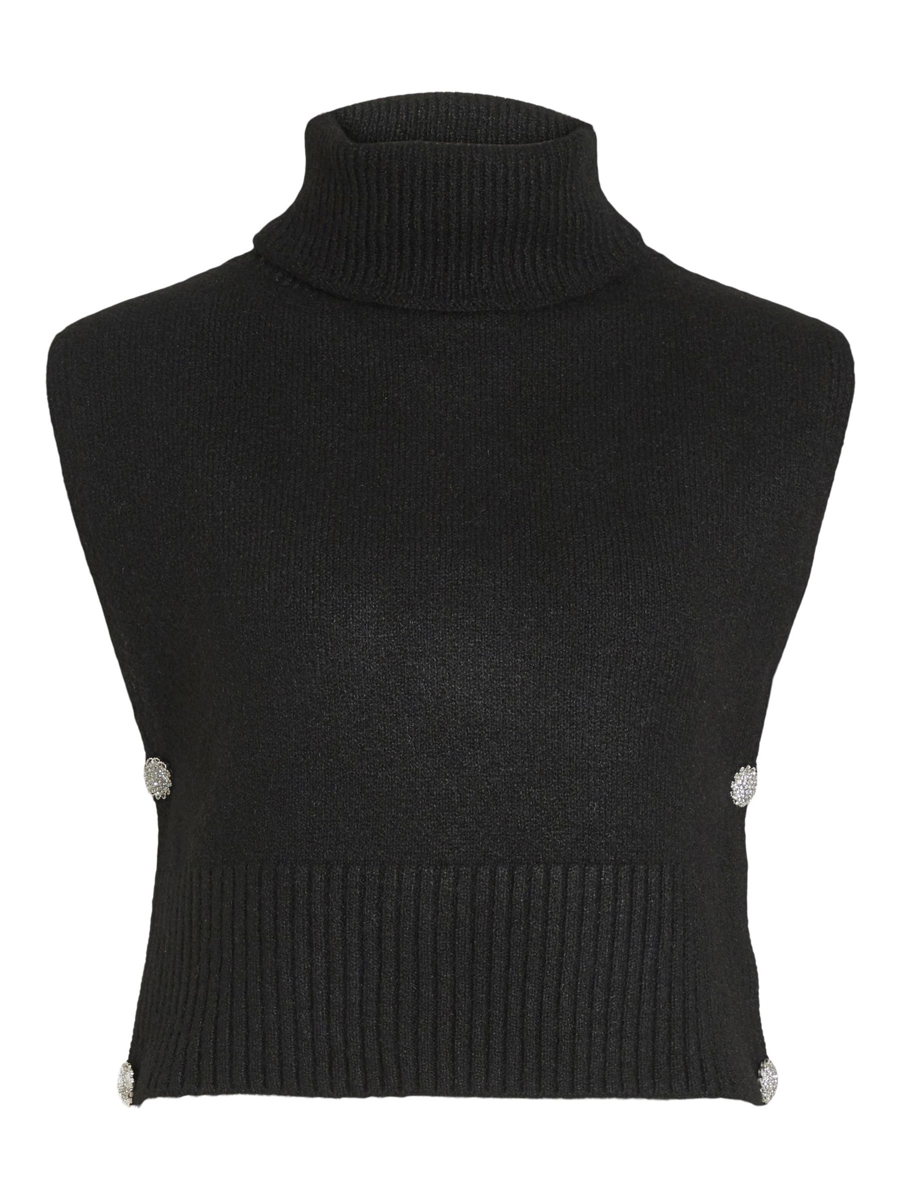STRIKKET KRAVE | Sort | VILA®